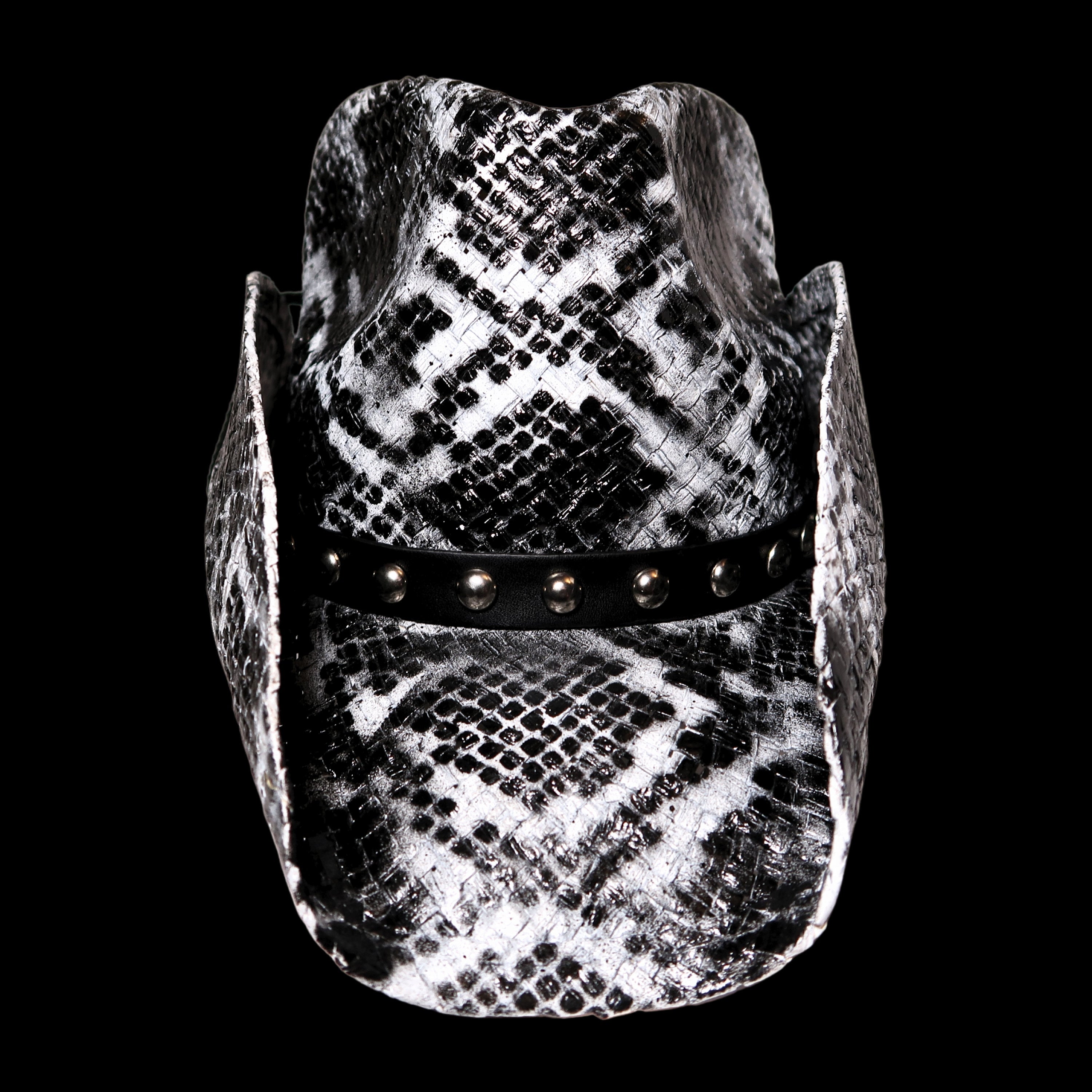 WHITE SNAKESKIN COWBOY HAT – SWAMP HATZ