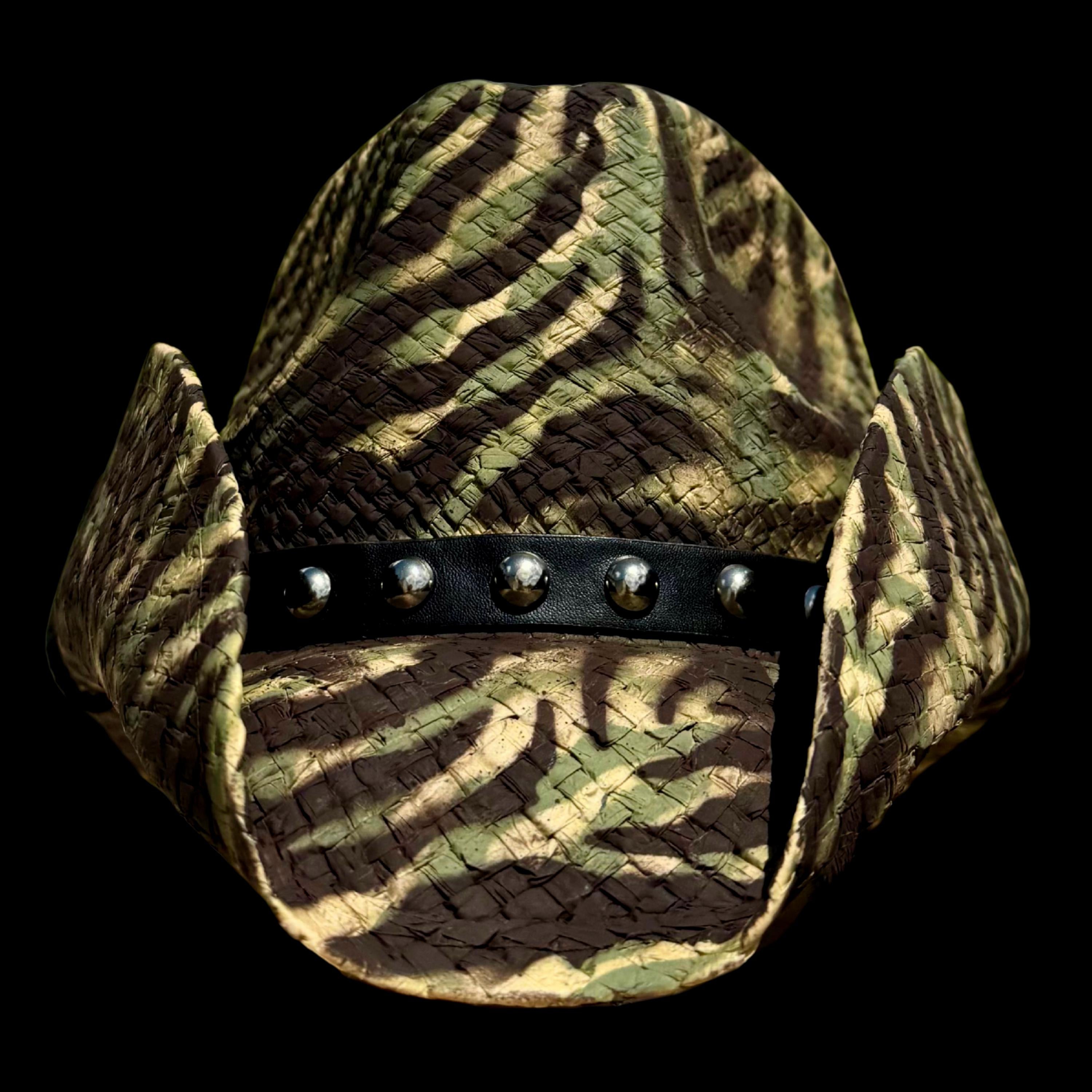 CAMO TIGER STRIPE COWBOY HAT – SWAMP HATZ